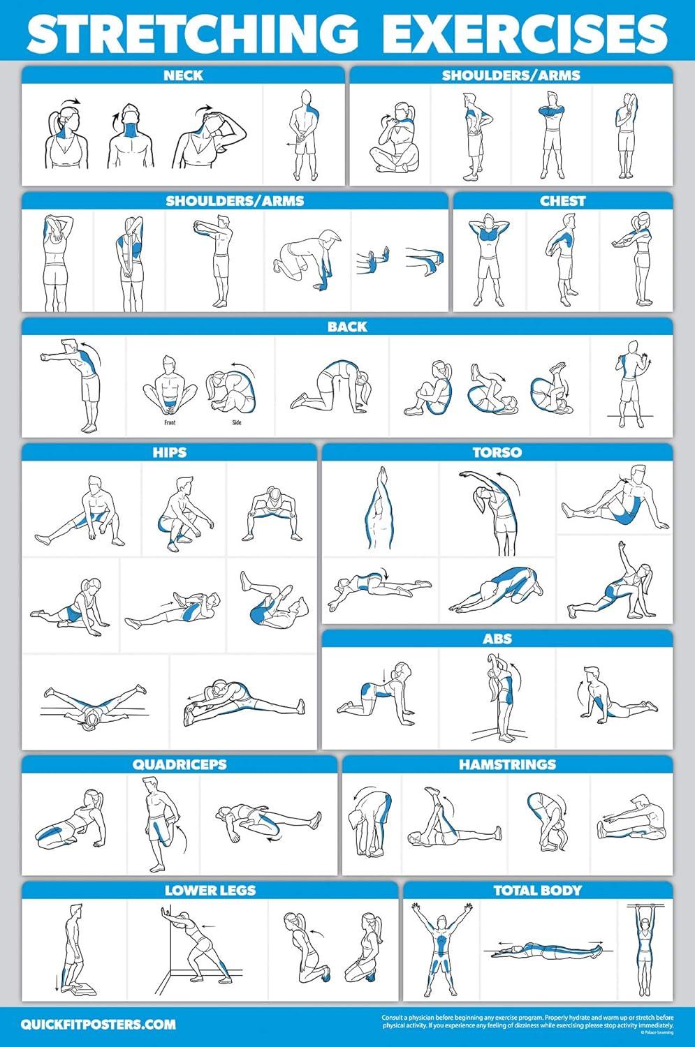STRETCHING WORKOUT POSTER - Southside Fitness