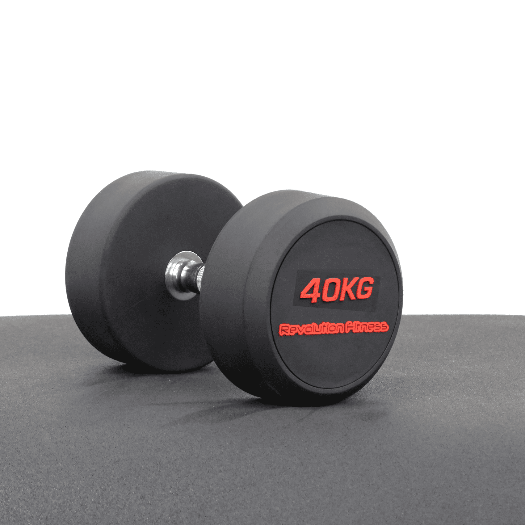 40KG ROUND RUBBER DUMBELL - Southside Fitness